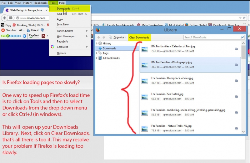 How to Speed Up Slow Load Time in Firefox, Slowing Loading Web Pages, Too Slow
